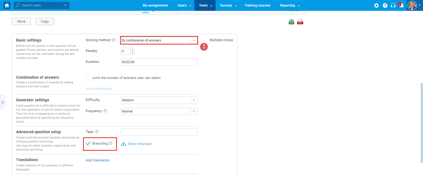 How to create branching questions | YouTestMe