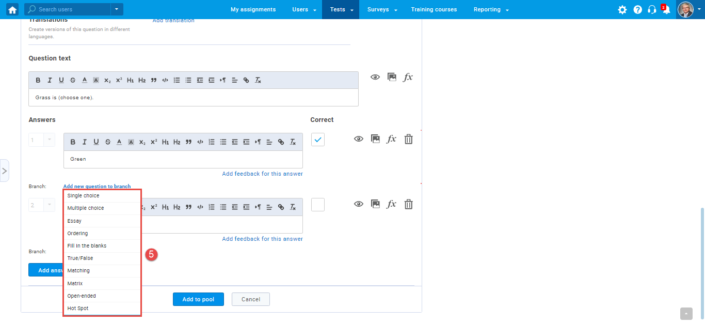 How to create branching questions | YouTestMe