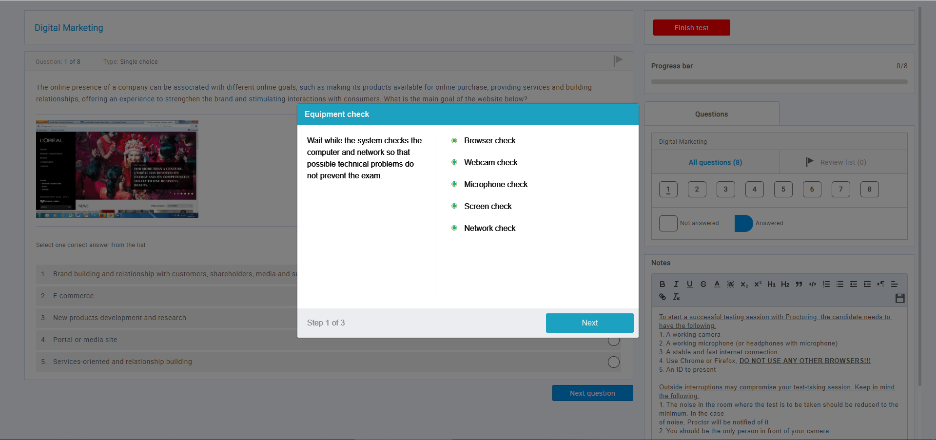 Security Mechanisms and Proctoring | YouTestMe