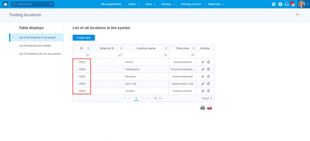 How to find and use IDs for uploading testing sessions (v10) - YouTestMe