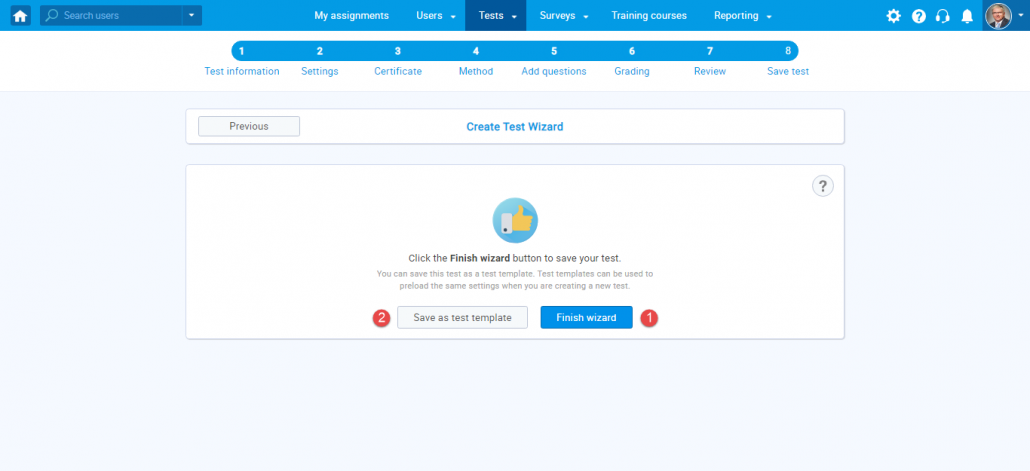 How to create a test template | YouTestMe