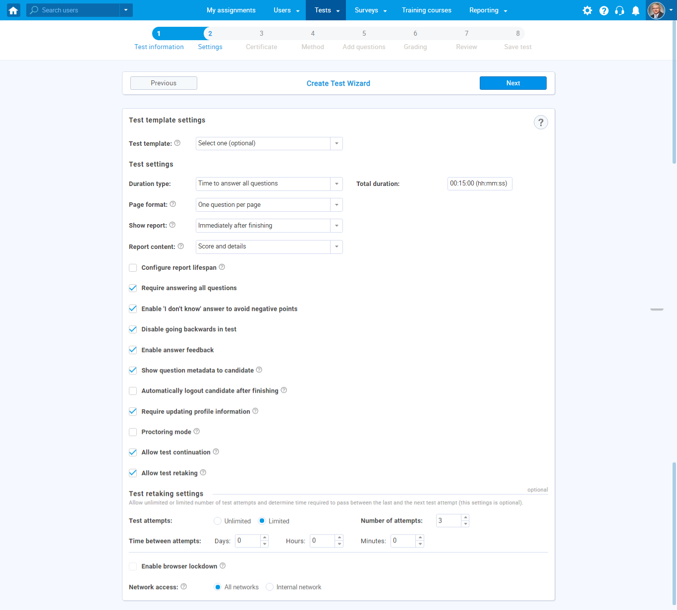 How To Create A Test Template YouTestMe