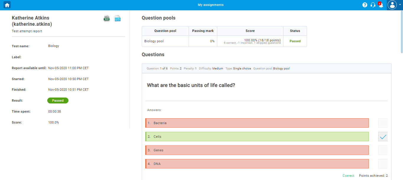How to set a personal report lifespan | YouTestMe