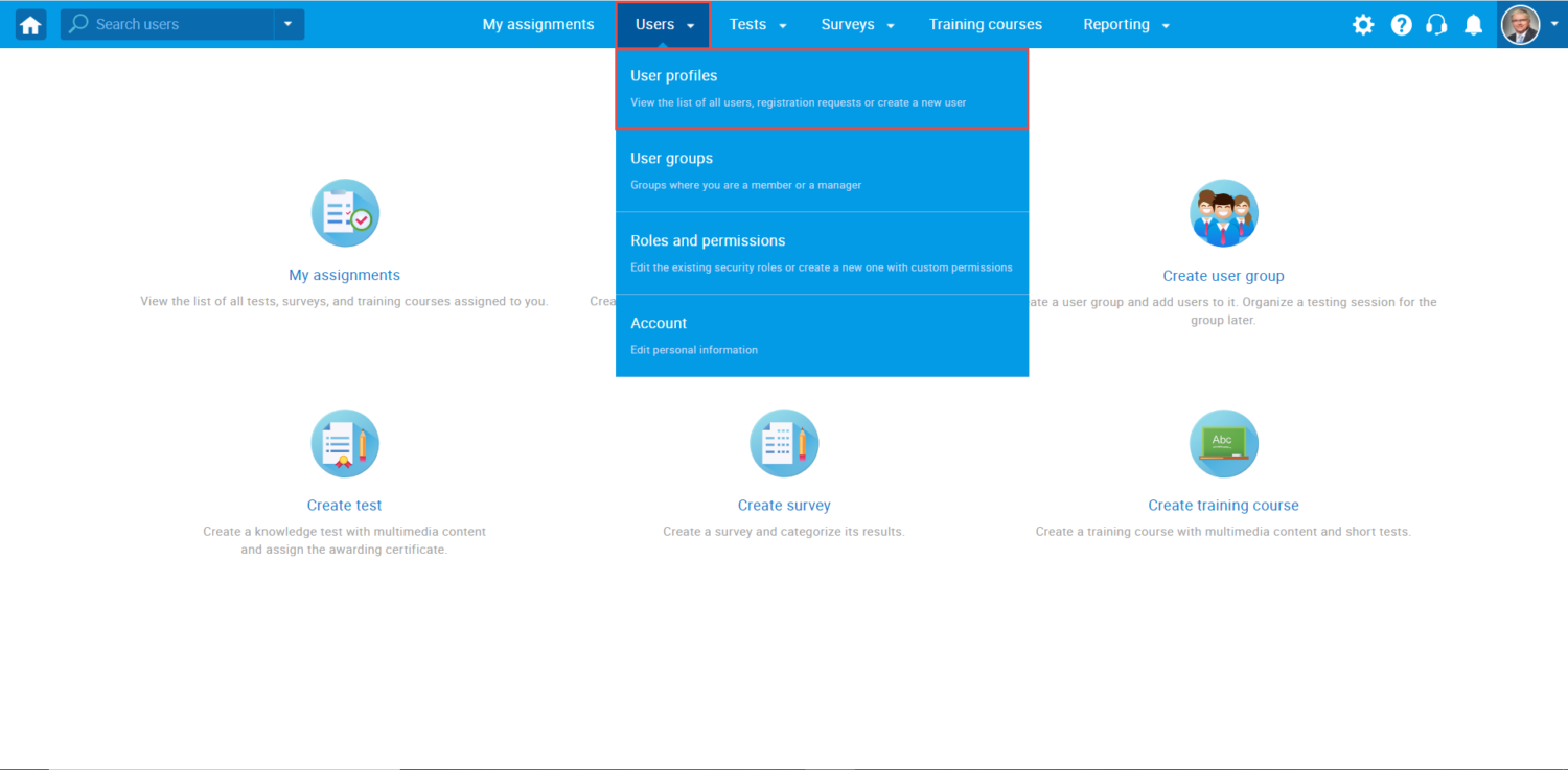 How To Manually Create A User Youtestme
