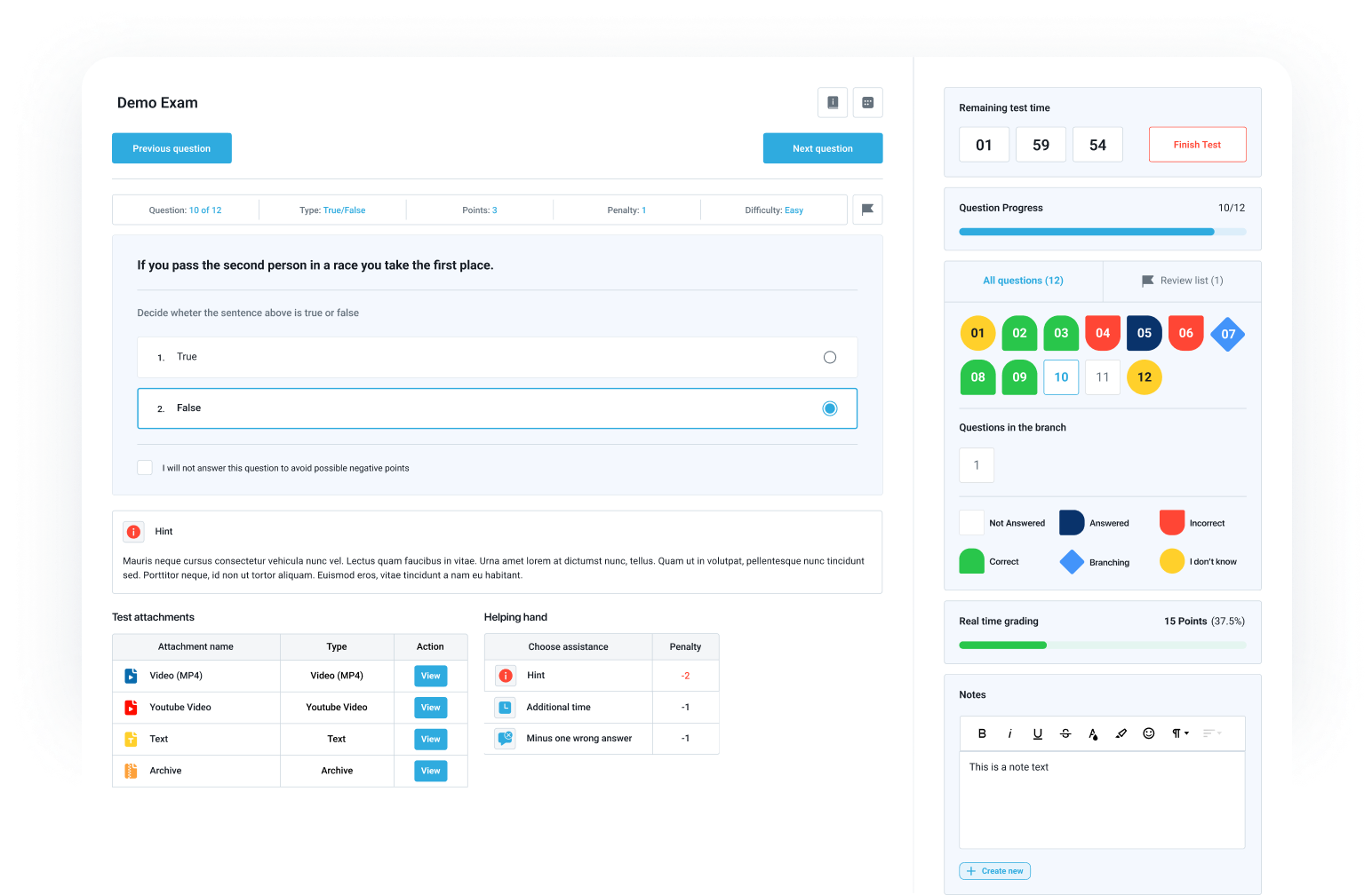 Create and Organize Online Exams | YouTestMe