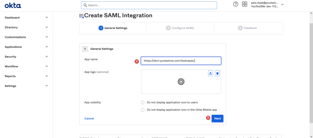 How to set up the SSO configuration with Okta | YouTestMe