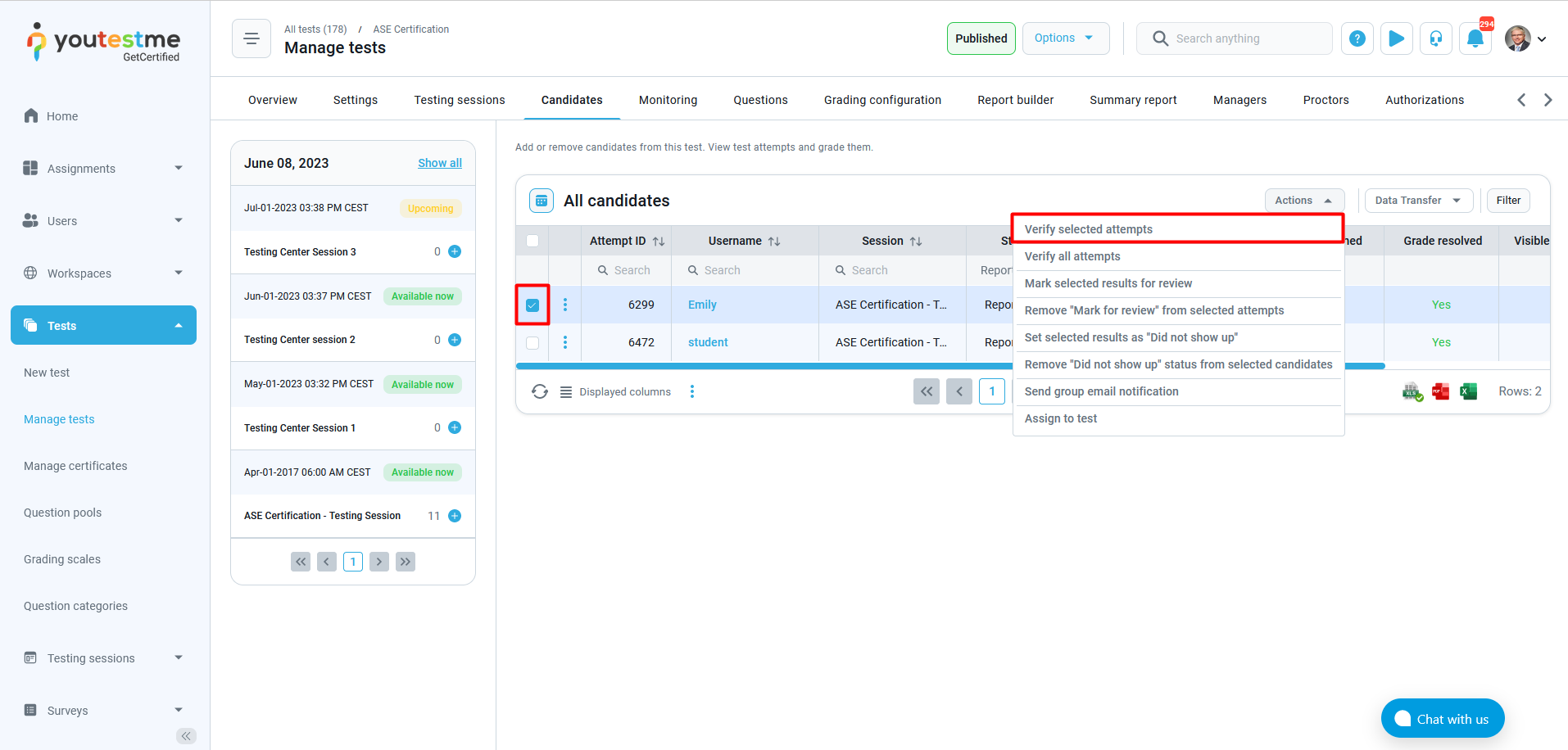 Test Result Verification Process - YouTestMe
