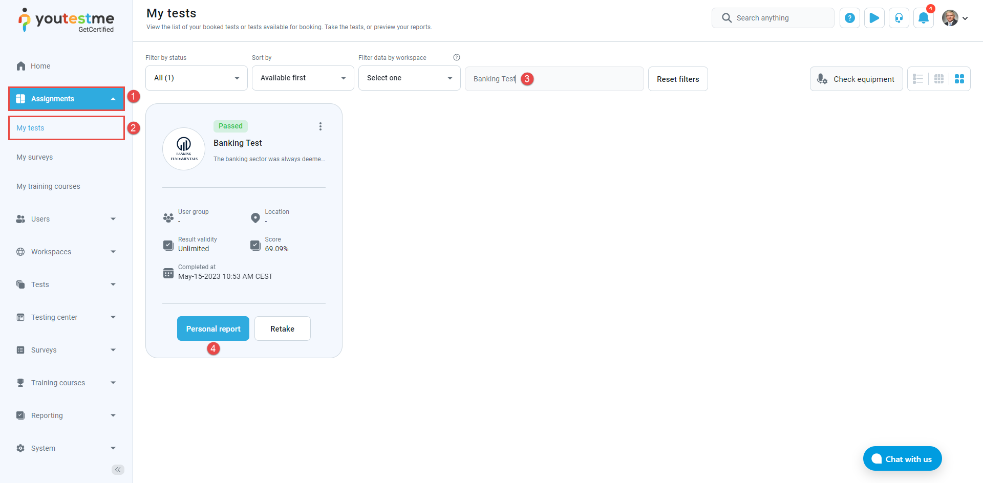 How To Share Certificate Links YouTestMe